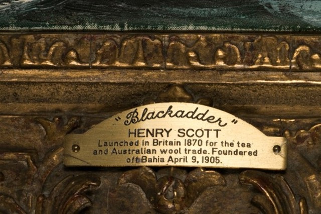 Black Adder Nameplate inscription Blackadder launched in Britain 1870 ...